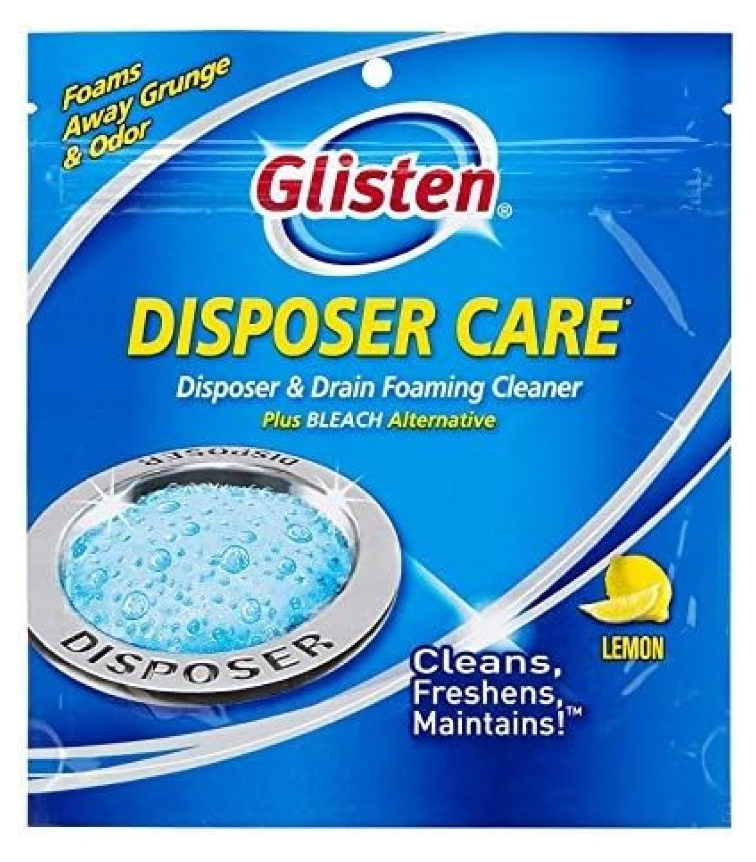 3 X Glisten DP06N-PB Disposer Care Foaming Garbage Disposer Cleaner-4.9 ...