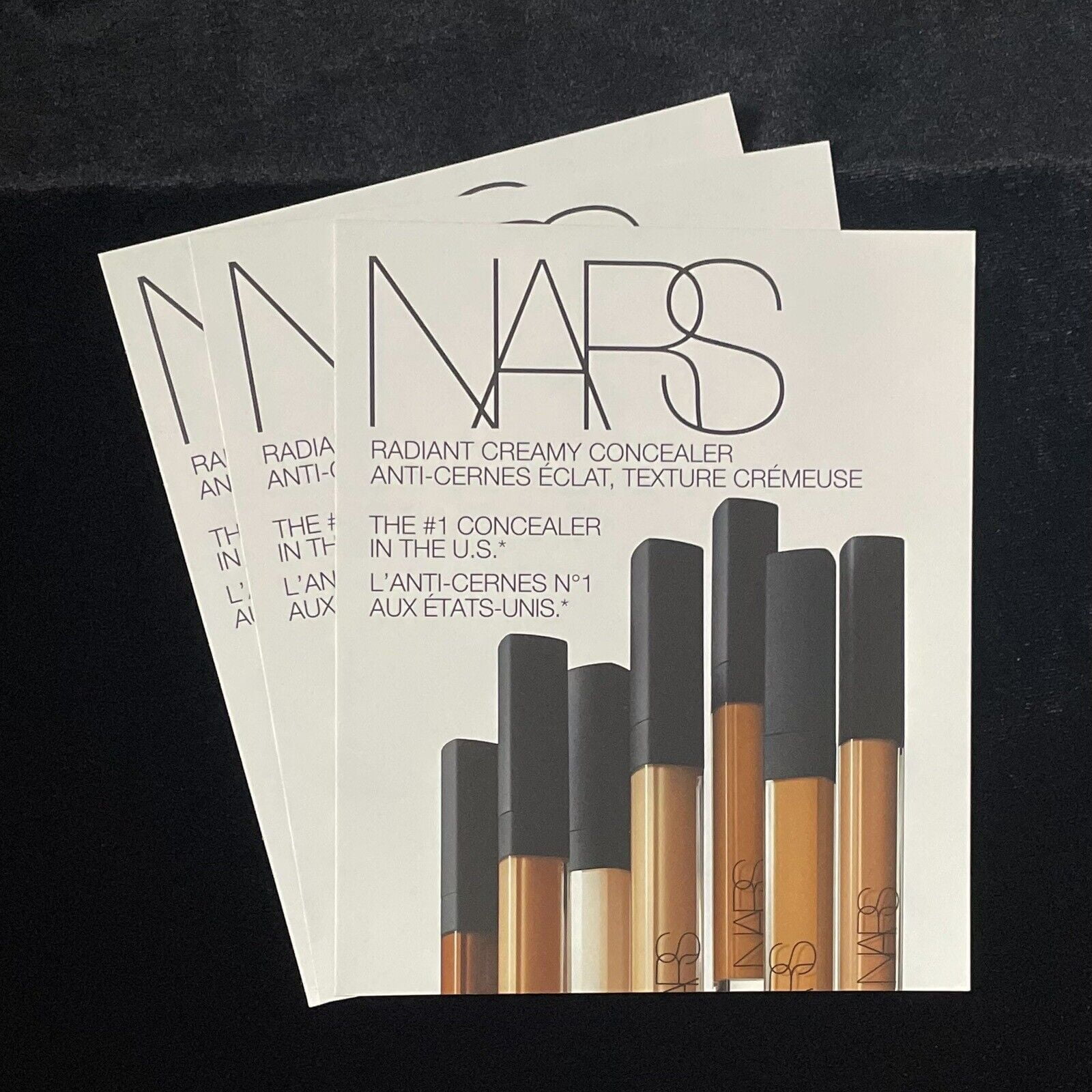 3 X NARS Radiant Creamy Concealer 4-Shades Sample Cards Lot New ...
