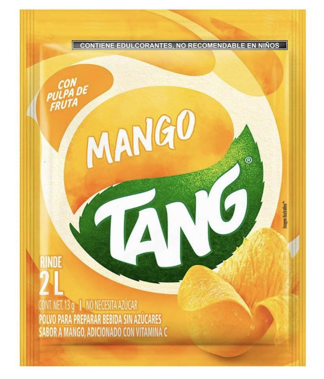3 X Tang Mango Flavor No Sugar Needed Makes 2 Liters Of Drink 15G From ...