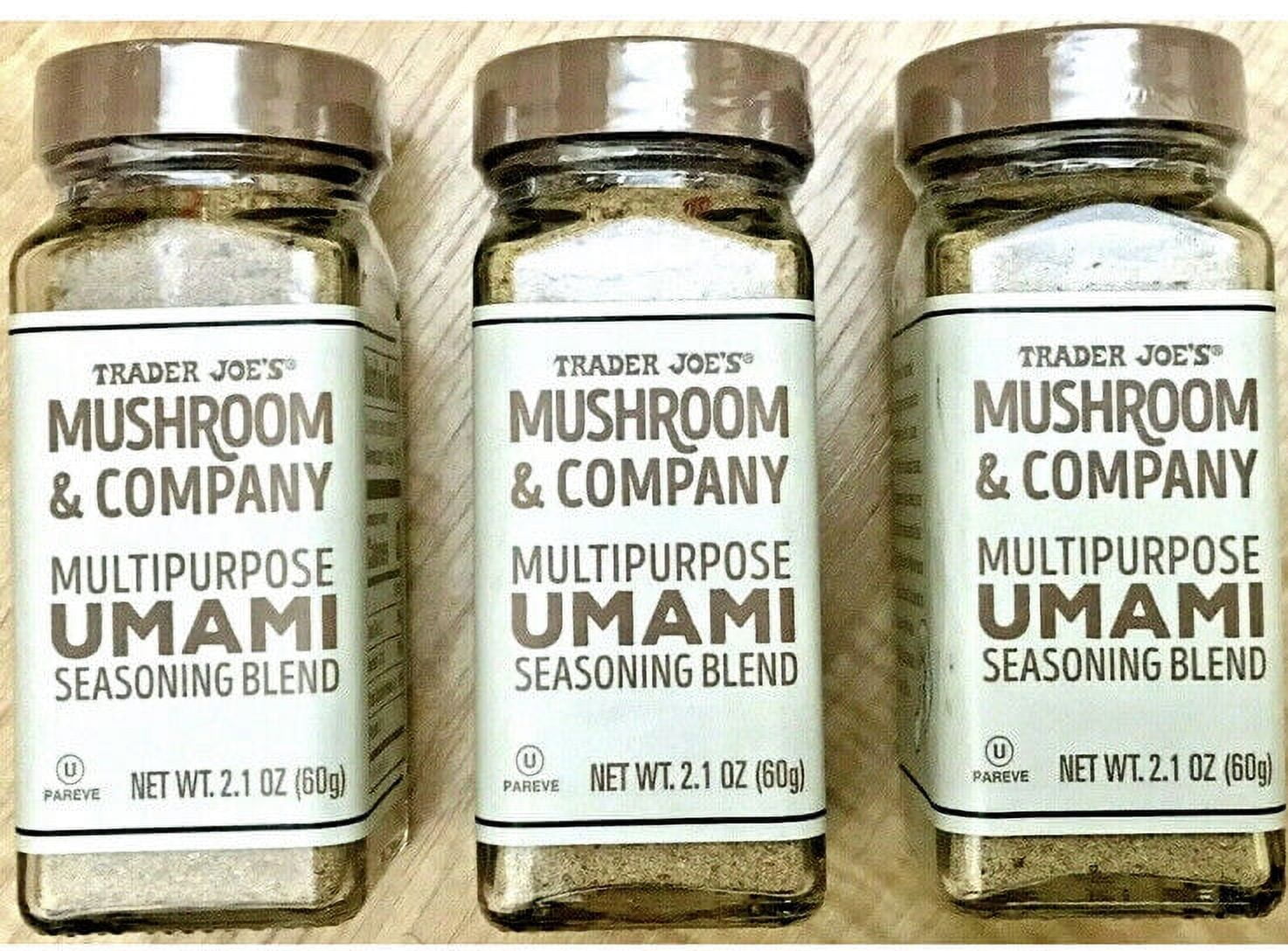 3 X Trader Joe's Mushroom&Company Multipurpose Umami Seasoning Blend 2.1 oz Each - Walmart.com
