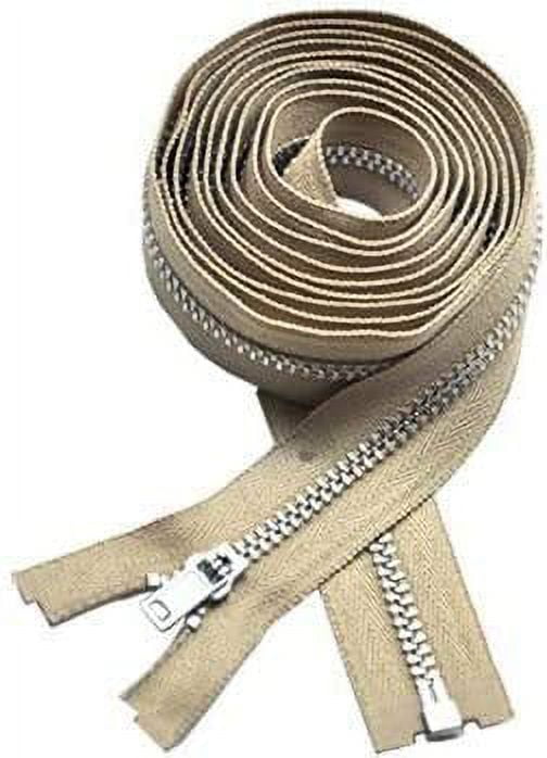 #3 YKK Lightweight Beige Separating Coat Lining Zipper - Color: Beige ...