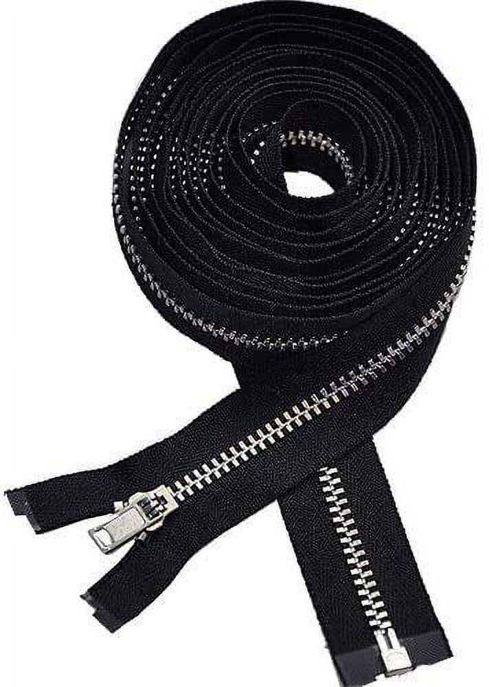 #3 YKK Lightweight Black Separating Coat Lining Zipper - Choose Your ...