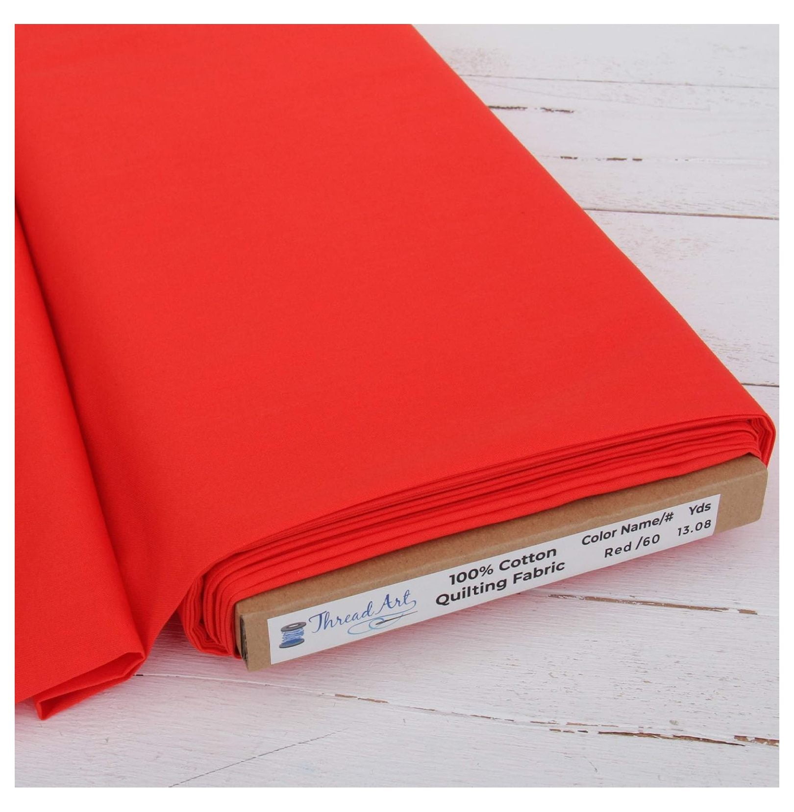 3 Yard Cut Premium Cotton Quilting Fabric - Foxy Red - 44" Width - 100% ...
