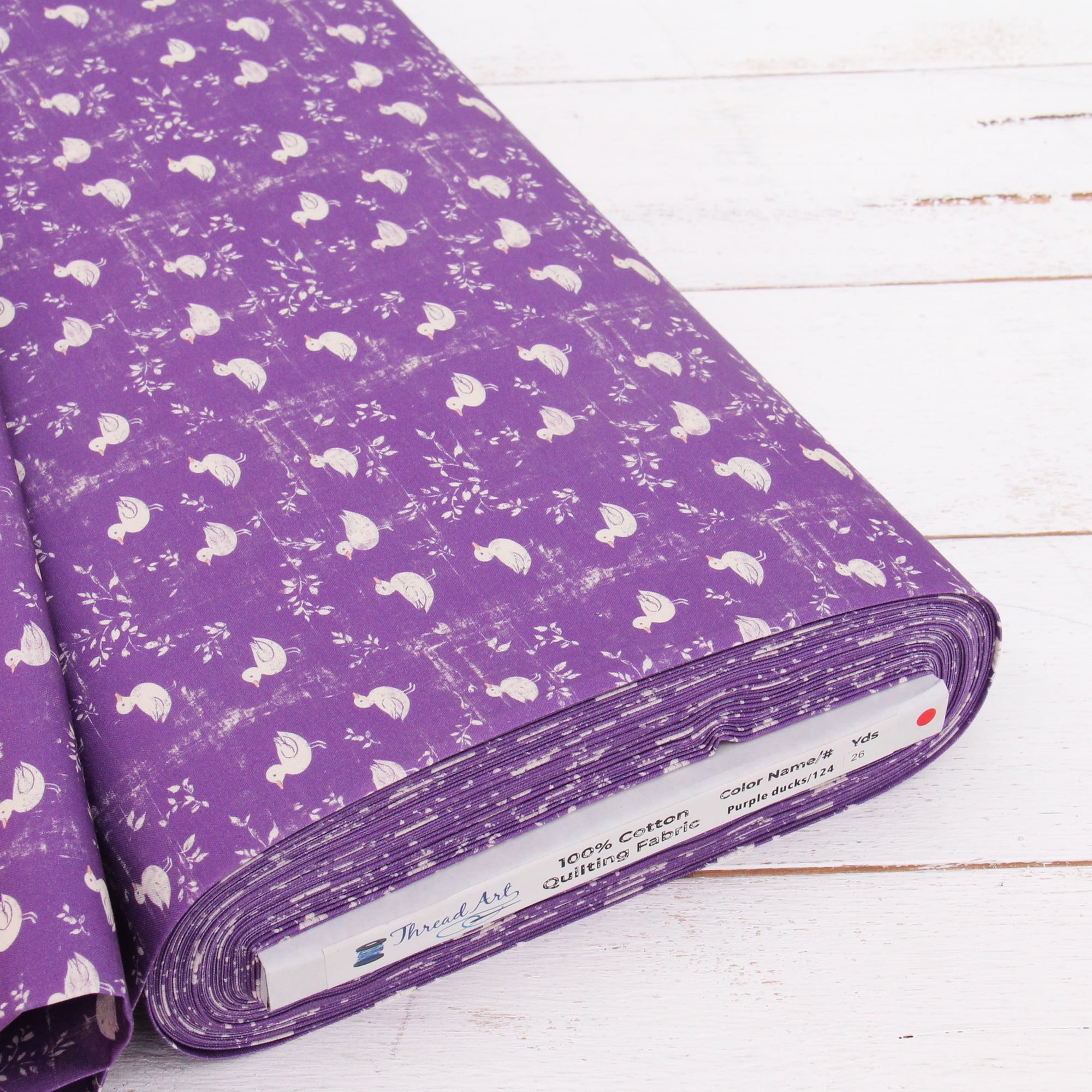 3 Yard Cut Threadart Cotton Quilting Fabric Sold By The Yard - Vintage ...
