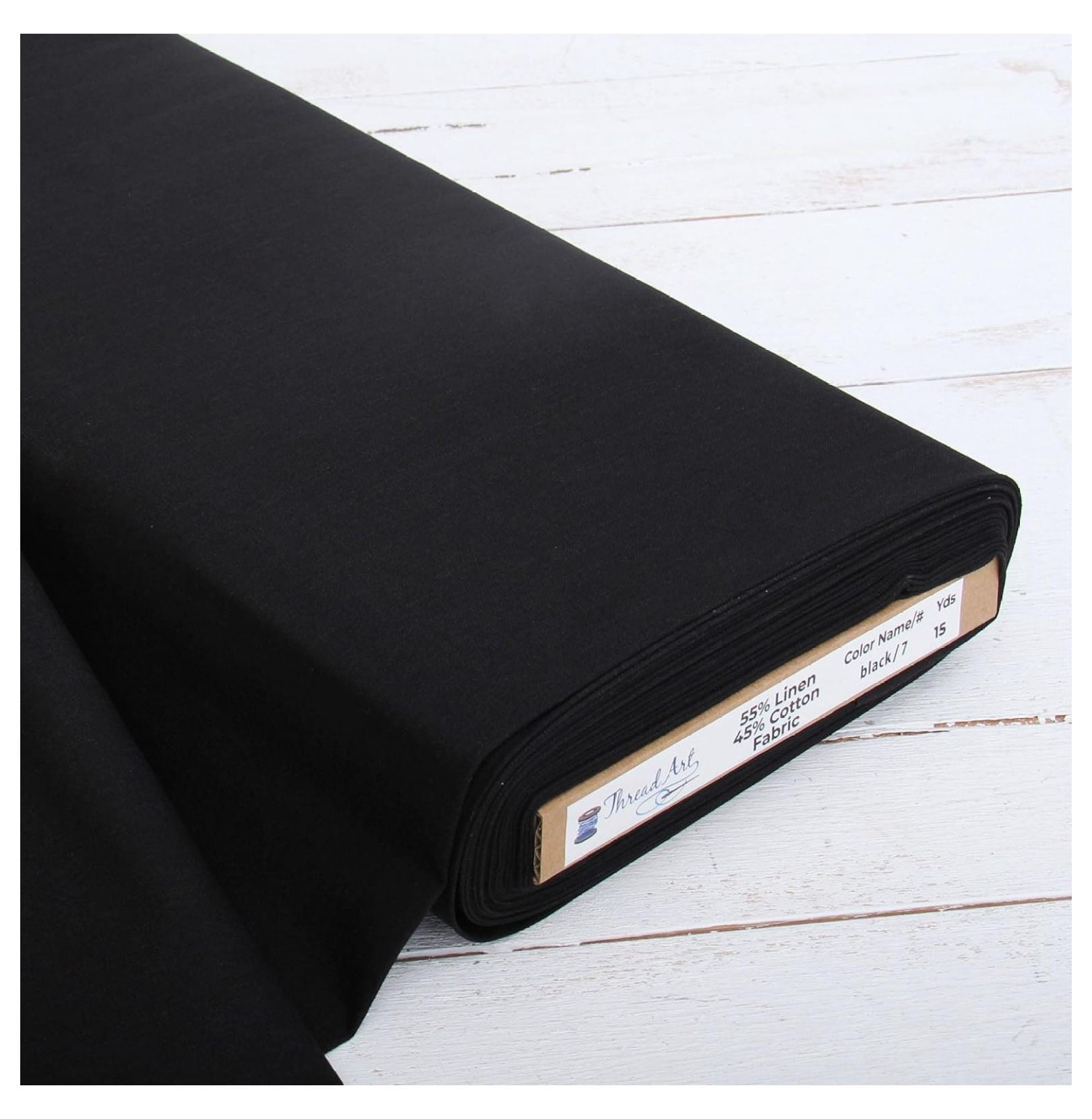 3 Yard Cut of Linen Fabric - Premium Cotton Linen Fabric for Embroidery ...