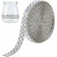 3 Yard Glass Hotfix Rhinestone (Double Sided Adhesive On The Back ...