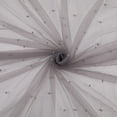 3 Yards Polyester Mesh Fabric with Imitation Pearl Gray 1400mm ...