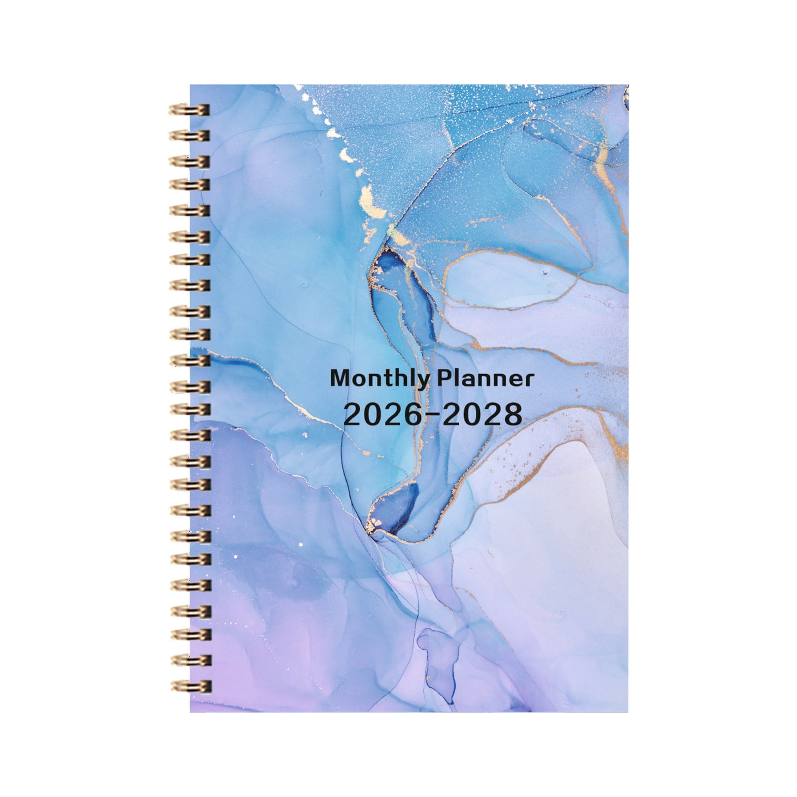 3-Year Monthly Calendar Planner for 2026, 2027, and 2028 with Spiral ...
