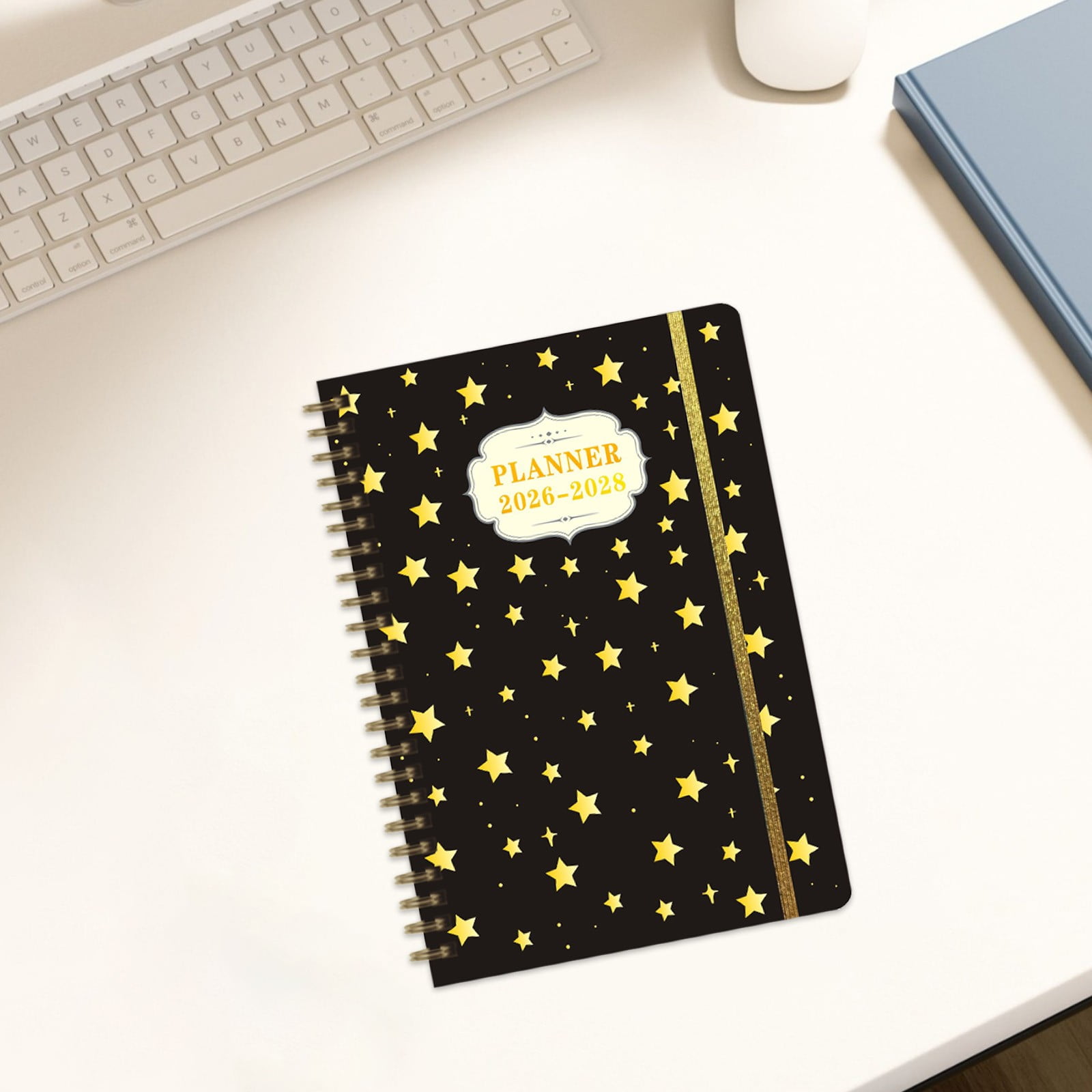 3-Year Monthly Planner 2026-2028, Elastic Closure Botanical Design ...