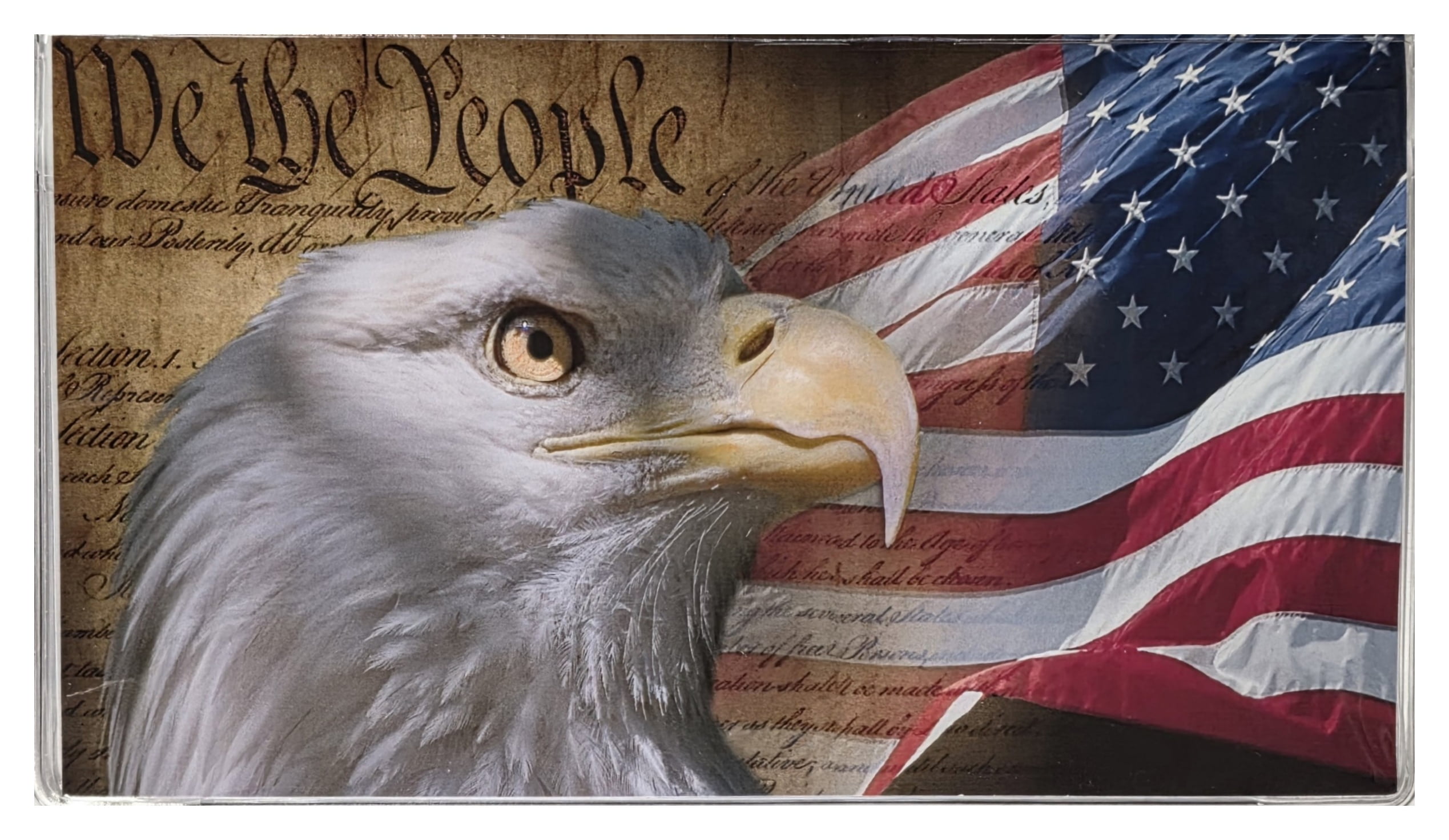3 Year USA Made Eagle Flag 2026 2027 2028 Pocket Calendar Planner with ...