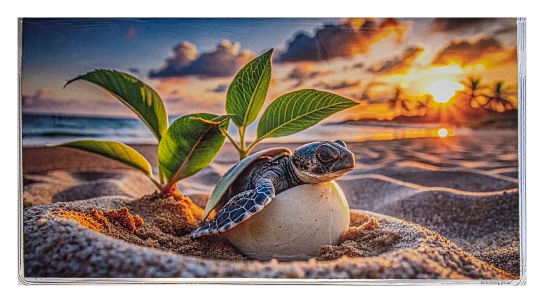 3 Year USA Made Turtle Beach 2026 2027 2028 Pocket Calendar Planner ...