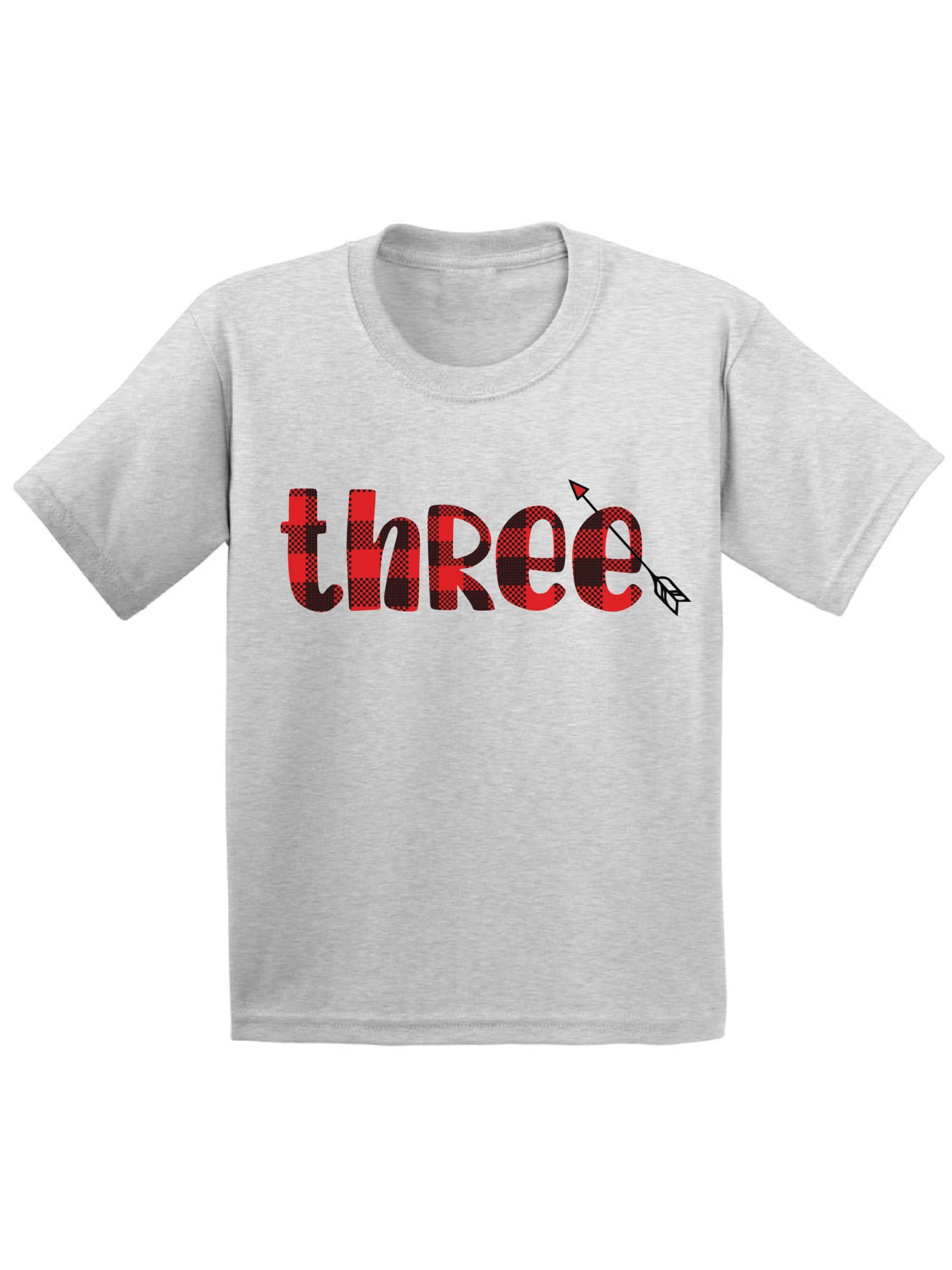 3 Years Old Kids Outfit Red Three 2T Shirts 3T Clothes 3 Years Old Baby ...