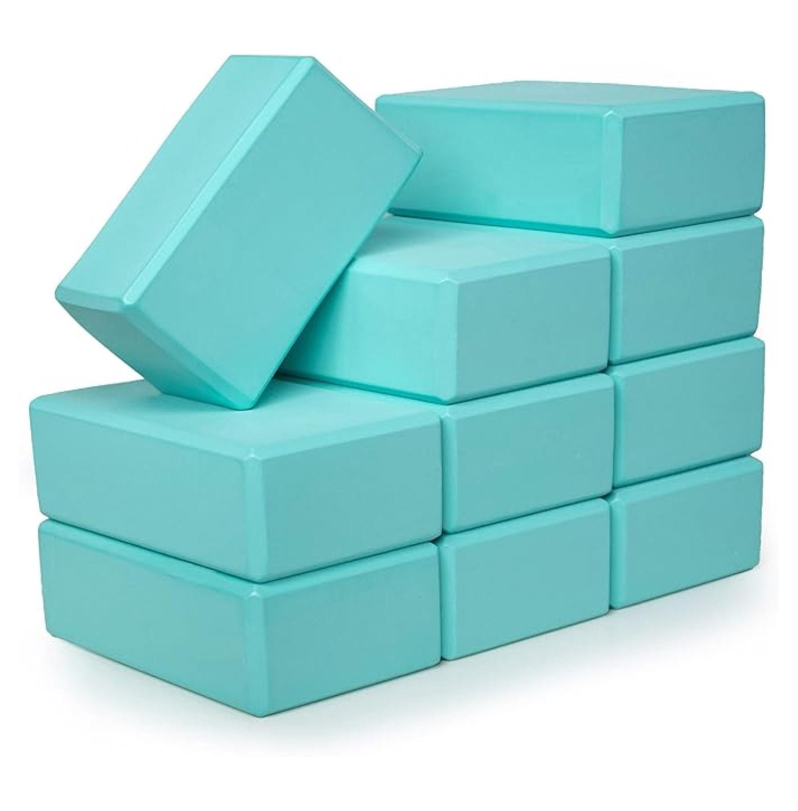 3" Yoga Block, 10 Pack Bulk Foam Yoga Blocks, Firm and Supportive Yoga ...
