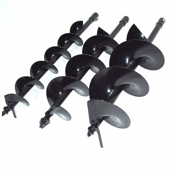 3 bits 4"6" 8" Earth Auger Drill Bit for Garden Auger Planter & Post ...