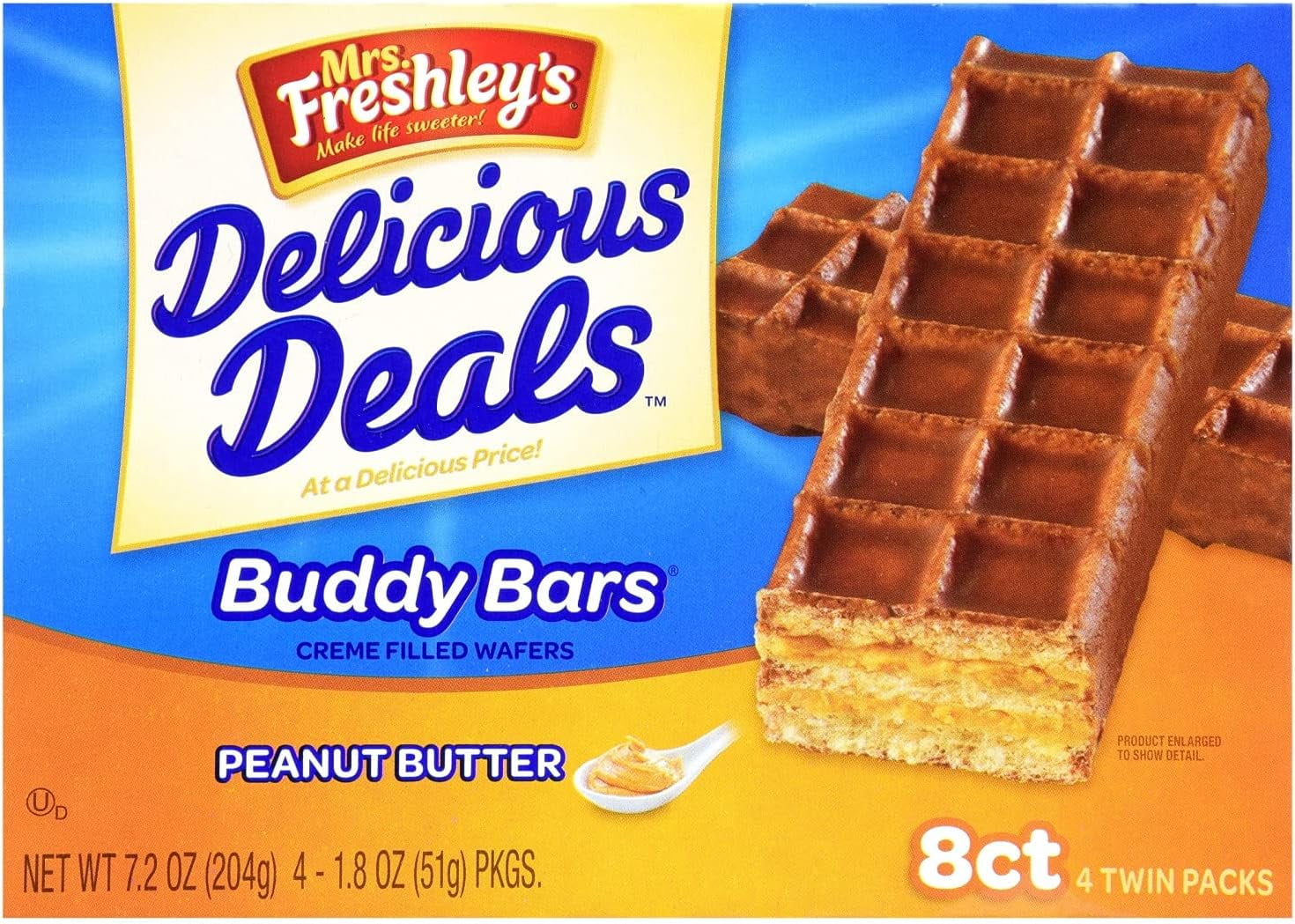 3 boxes, Bars 8 per box, 4 packs, , butter wafers - Walmart.com