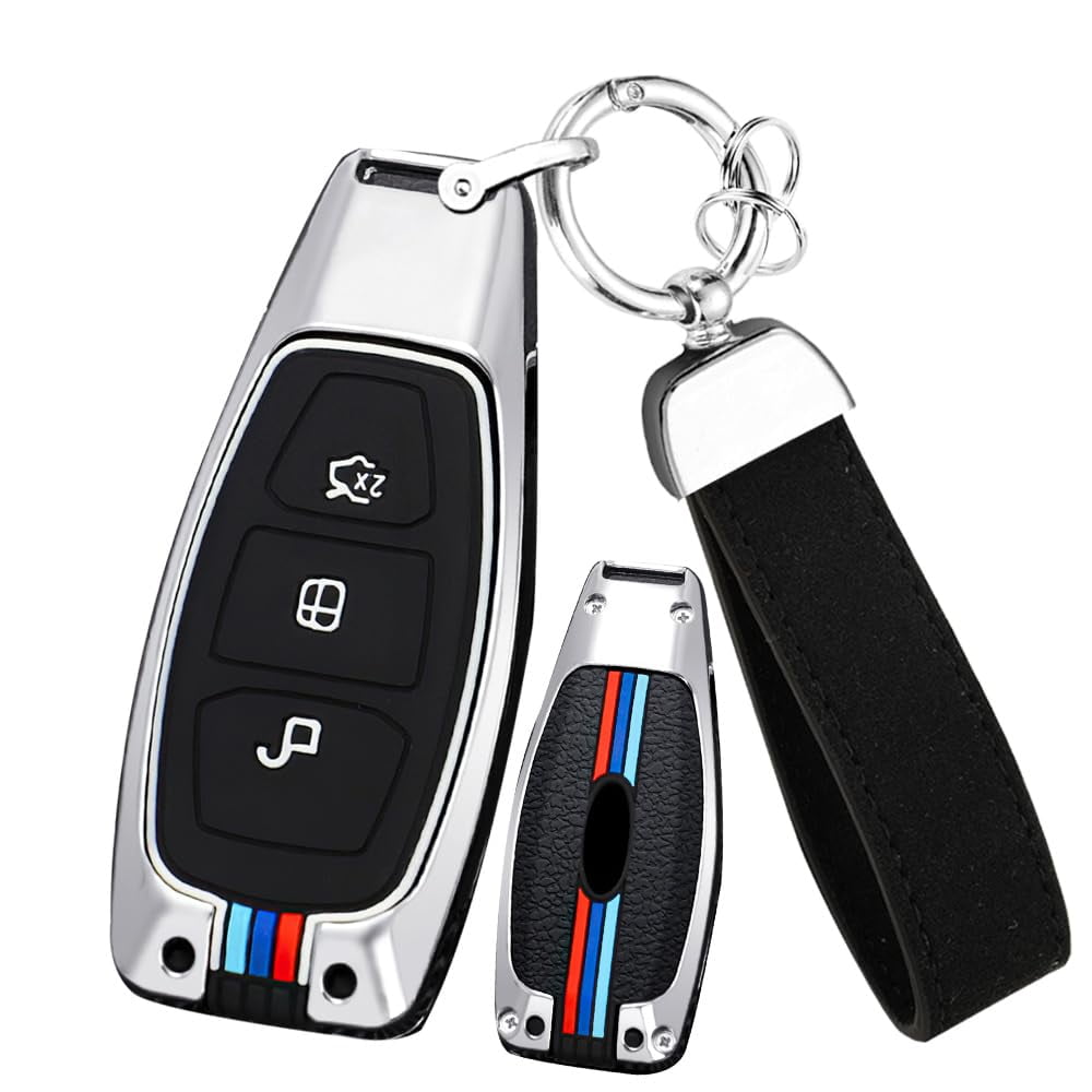 3-button Key Fob Case Fit for Ford Focus ST Car Key Cover Double ...