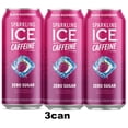 3 can Sparkling Ice® Caffeine Naturally Flavored Sparkling Water, Black ...