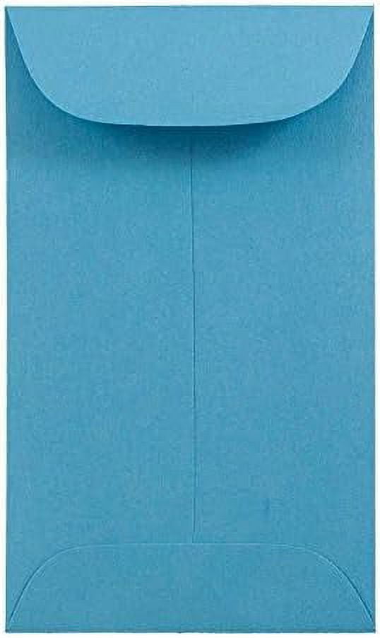 #3 Coin Business Colored Envelopes - 2 1/2 x 4 1/4 - Blue Recycled ...