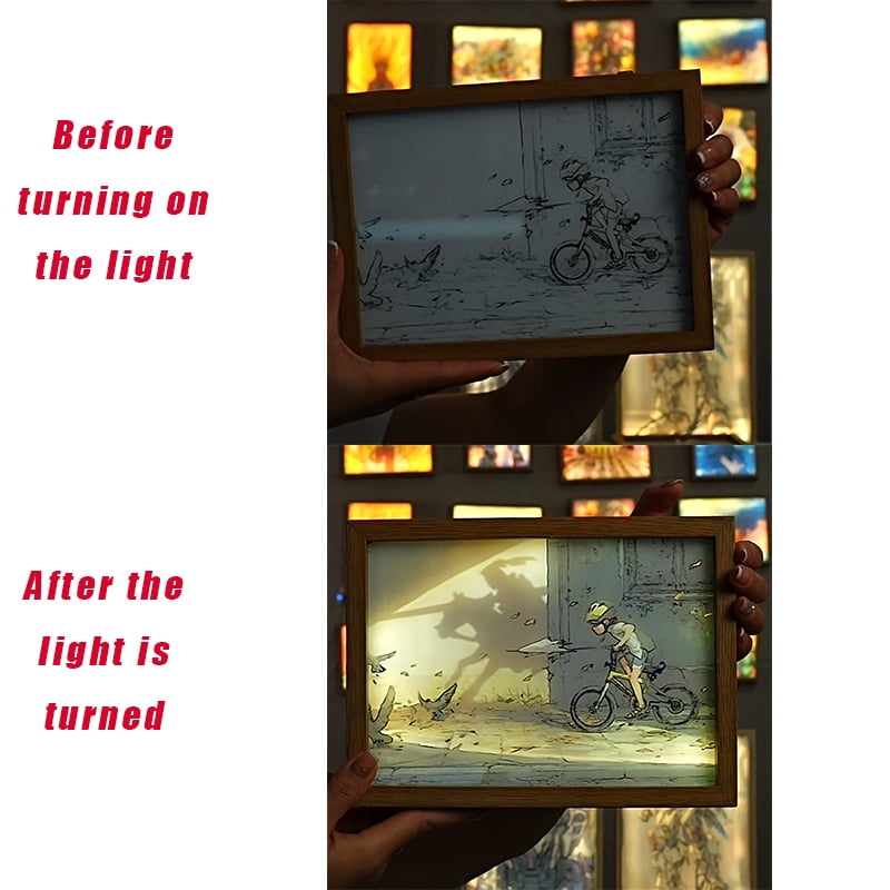 3 color light source DIY Custom Lamp LED Light High Quality Acrylic ...