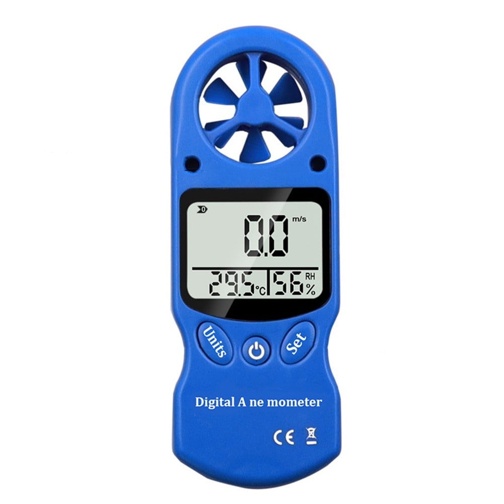 3 colorsMulti-function Handheld Wind Speed Meter with Temperature and ...