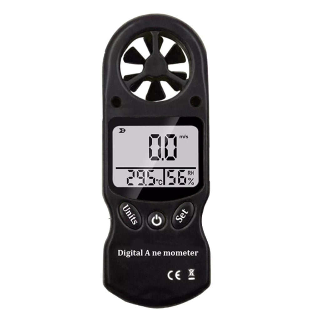 3 colorsMulti-function Handheld Wind Speed Meter with Temperature and ...