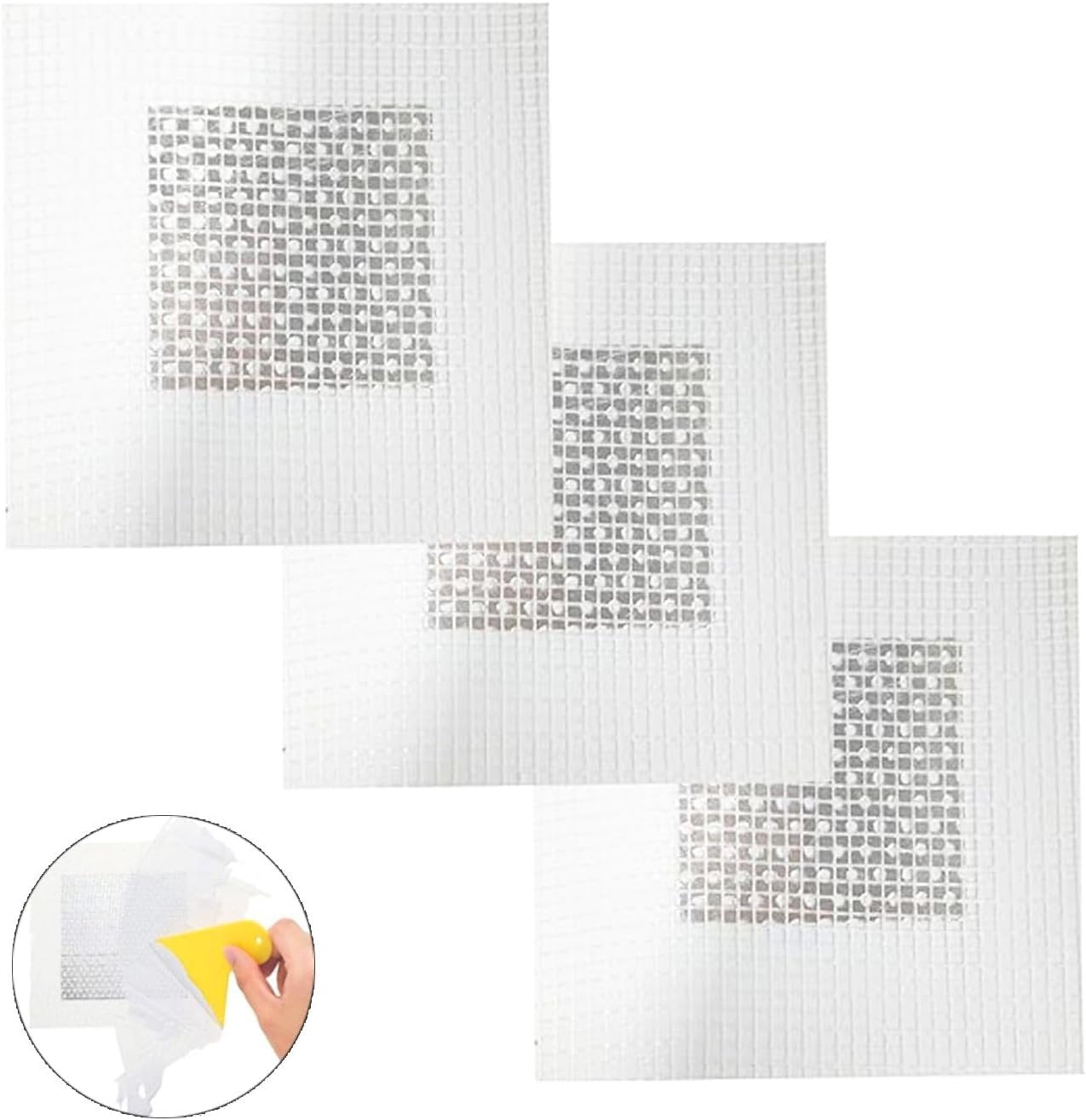 3 count 2 Inch Wall Patch Repair,Drywall Repair Patch Self Adhesive ...