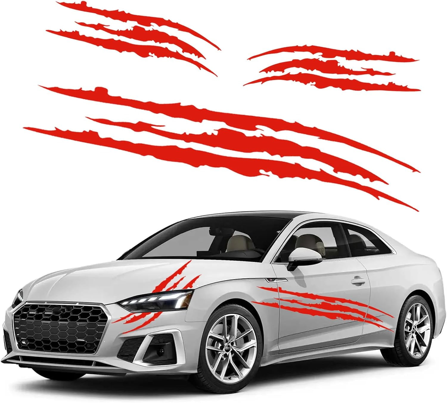 3 count Claw Stickers Claw Marks , 1 Full Set Hood Decal Scratch Stripe ...