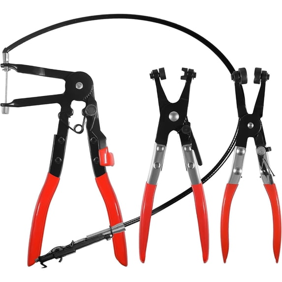 3 count Hose Clamp Pliers Tool, Hose Clamp with Long Wire Spring Hose ...