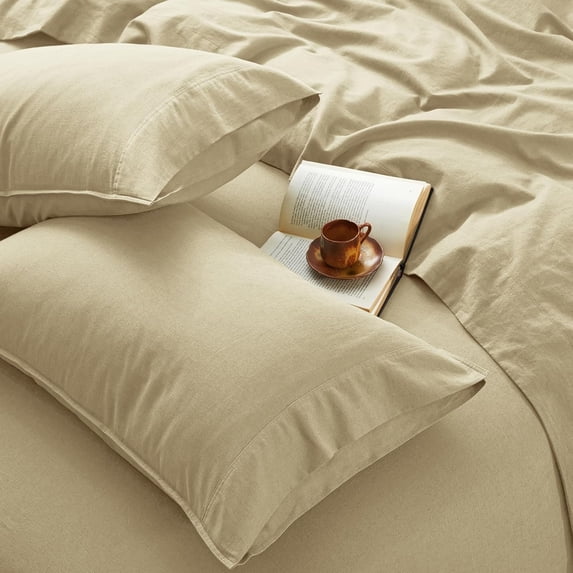 3 count Linen Sheets Size, Linen from Normandy, Breathable Linen Yellow ...