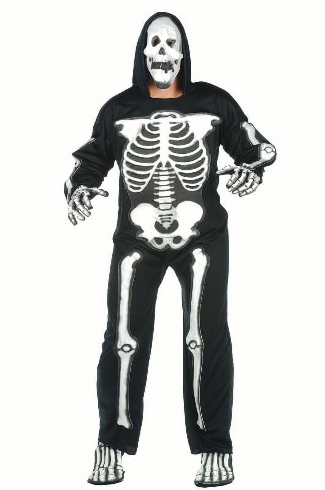 RG Costumes 85102 Eva Skeleton Costume - Size Plus Male 46-50 - Walmart.com