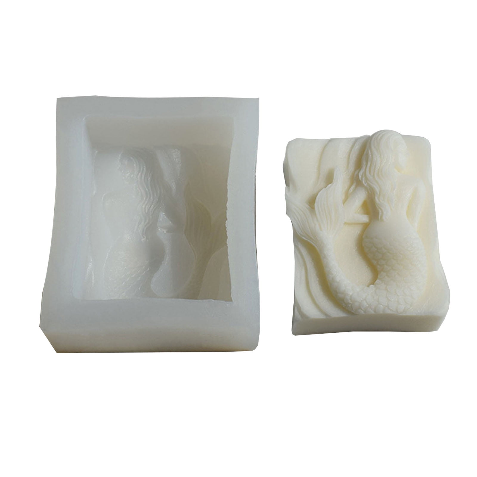 3-dimensional Mold Bathing Girls Crafts Art Silicone Mold for Making ...