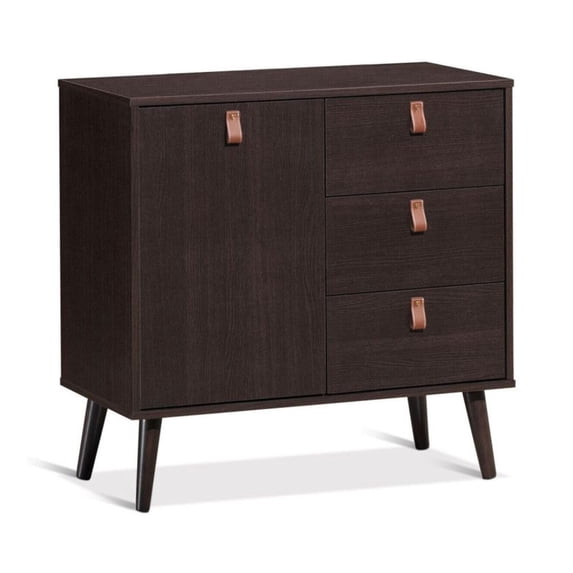 3-drawer Sideboard Storage Display Cabinet - Walmart.com