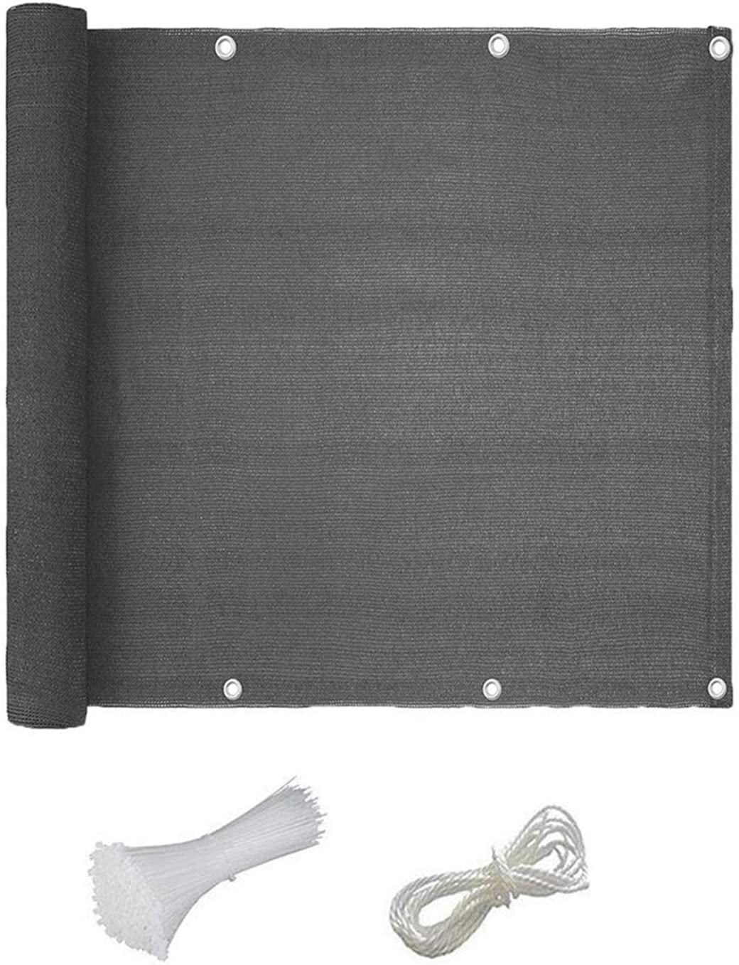 3 feet x 16.5 feet Privacy Screen Fence with Grommets & Cable Ties ...