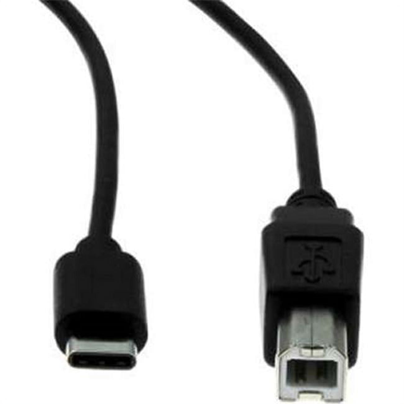3 ft. 1M USB-C to USB-B Cable Male-Male USB 2.0 - Black - Walmart.com