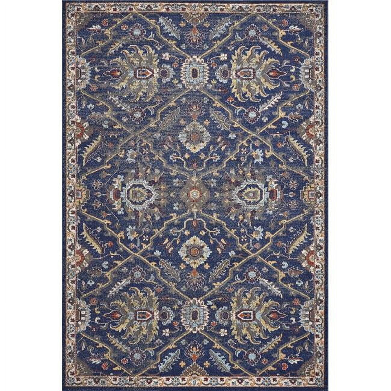 3 ft. 3 in. x 4 ft. 11 in. Polypropylene Royal Blue Area Rug - Royal ...