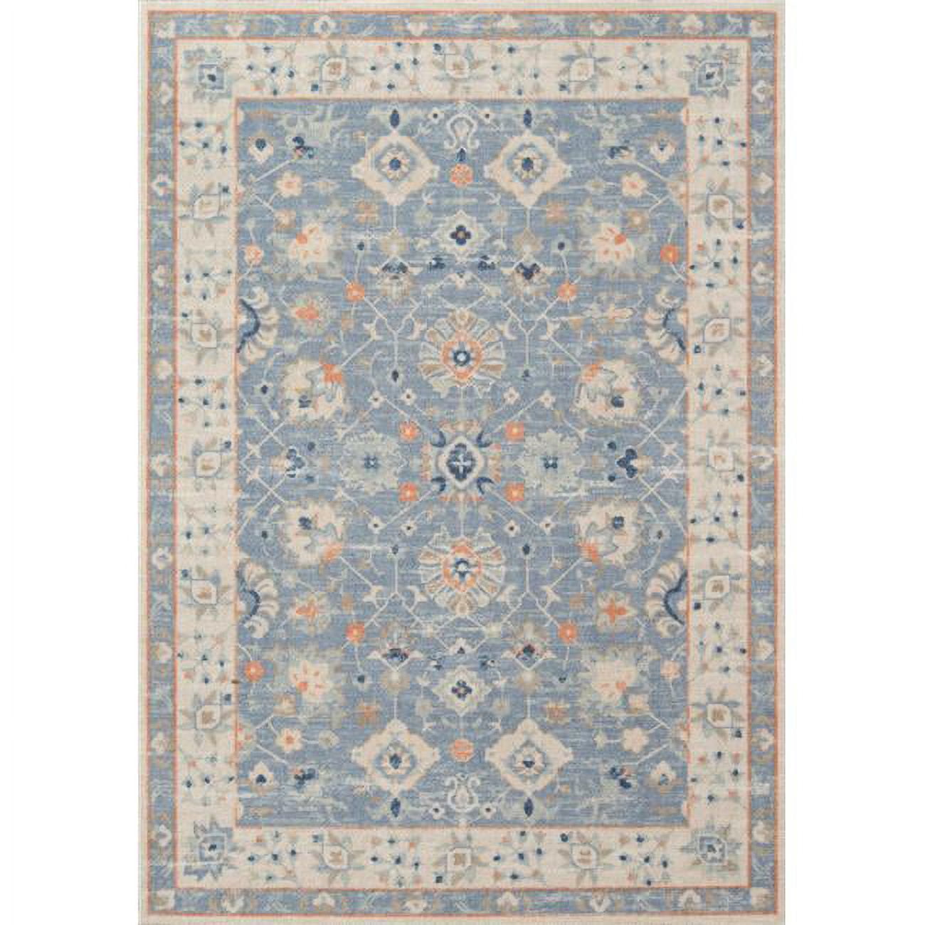 3 ft. 3 in. x 5 ft. Anato-8 Rectangle Rug - Blue - Walmart.com