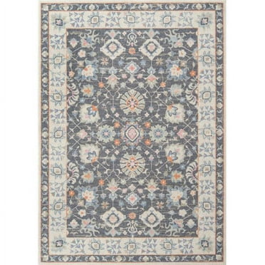 Momeni Anatolia Machine Made Wool and NylonPink Area Rug 6'6" X 9 ...