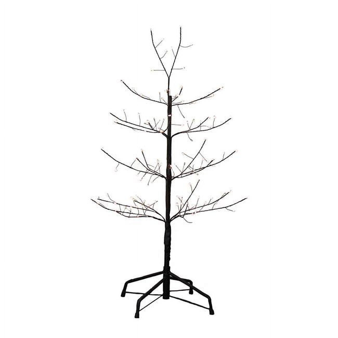 3 ft. Black Twig Tree with Warm White Cool Twinkle Lights - Walmart.com