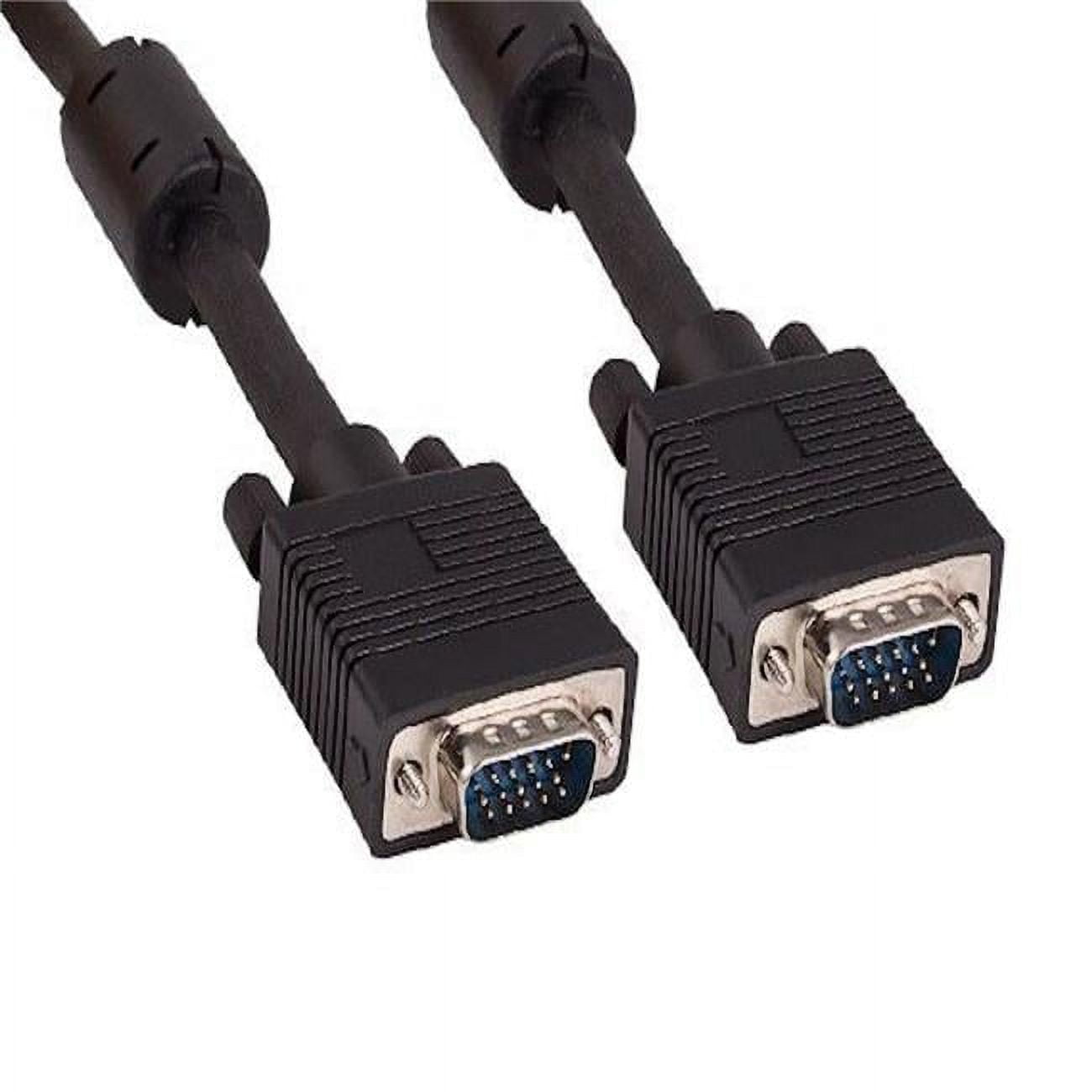 3 ft. SVGA HD15 Male to Male Monitor Cable with Ferrites - Pack of 3 ...