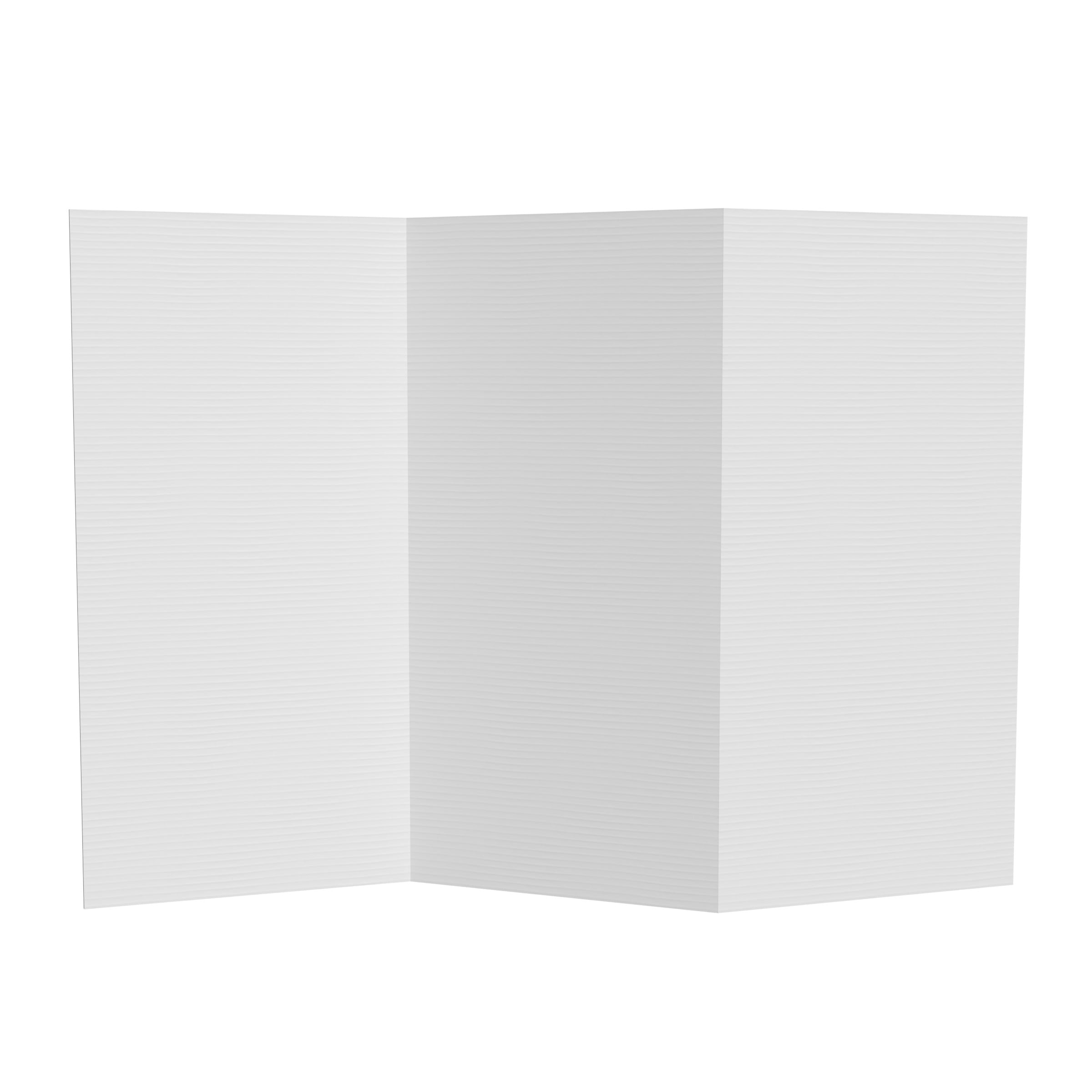 Red Lantern 3 ft. Short White Temporary Cardboard Folding Screen - 3 ...