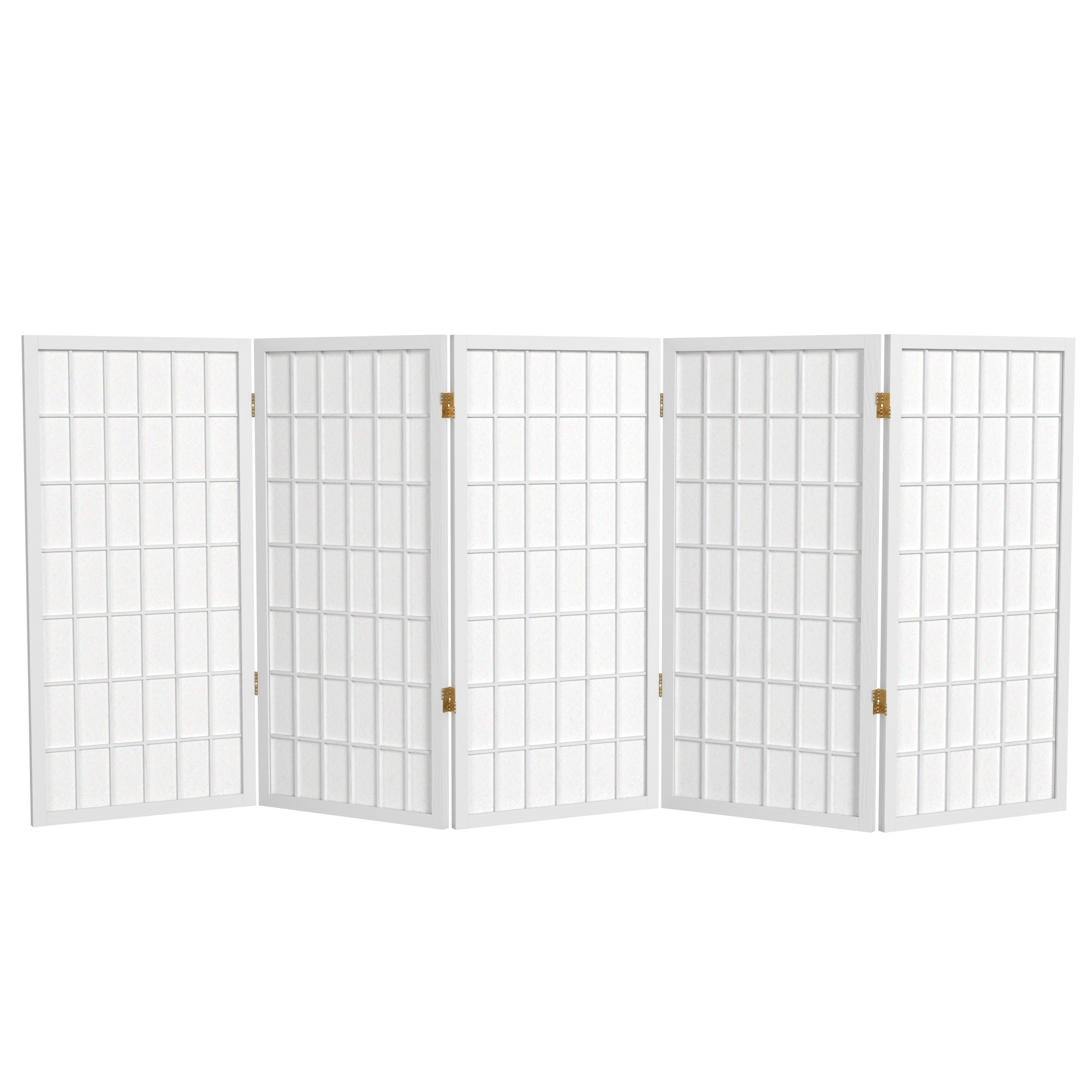 Free Shipping! Oriental Furniture 3 ft Tall White Wooden Privacy Screen ...