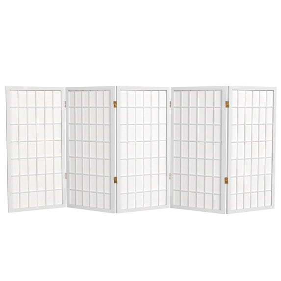 Free Shipping! Oriental Furniture 3 ft Tall White Wooden Privacy Screen ...