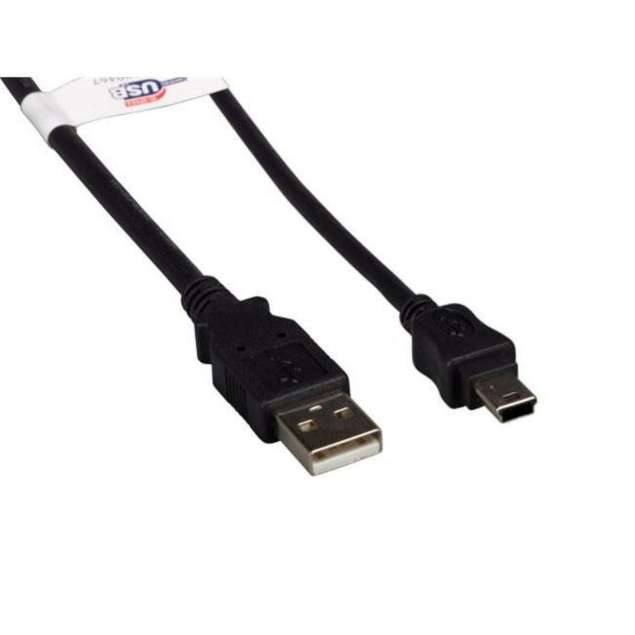 3 ft. USB 2.0 A Male to Mini-B 5-pin Male Cable - Walmart.com