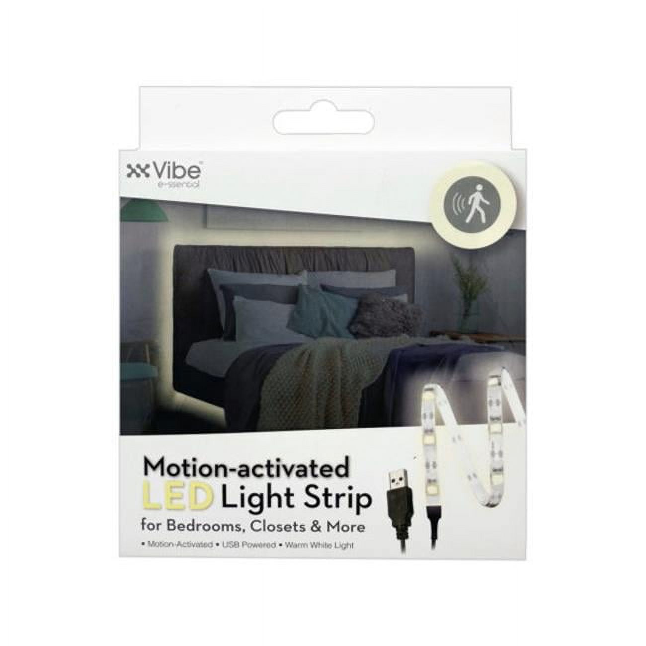 3 ft. VIBE Essential Motion Activated LED Light Strip - Pack of 8 ...