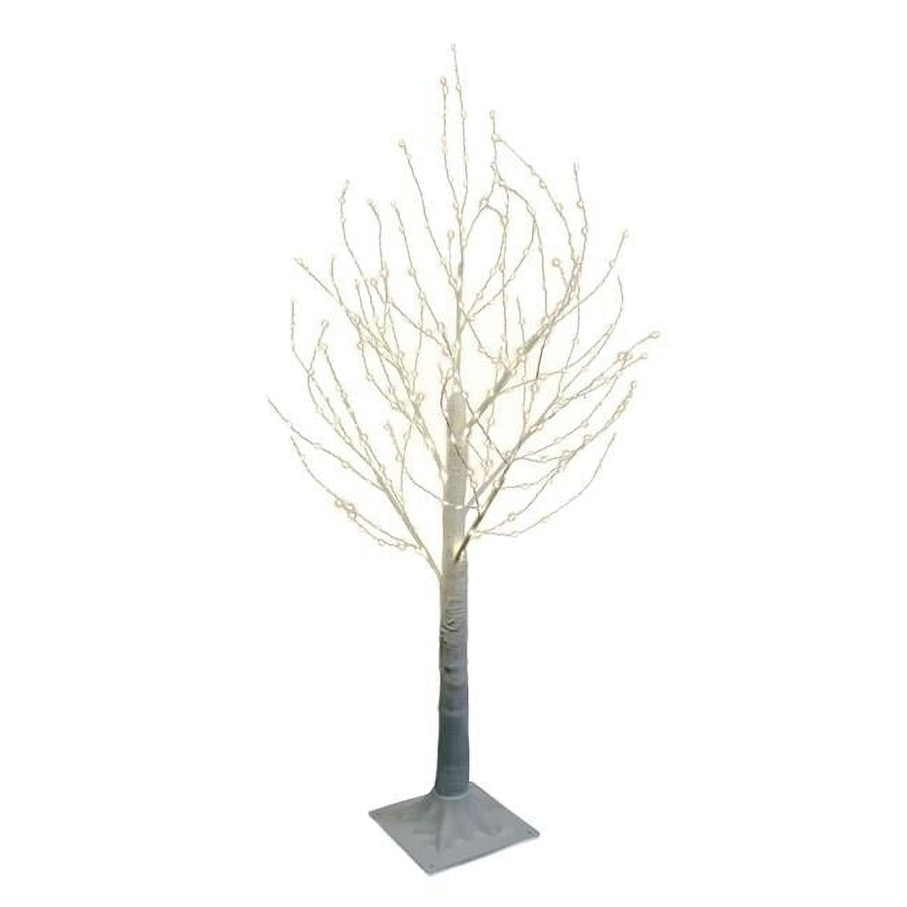 3 ft. Winter White Twig Artificial Tree & 300-Light Warm White Fairy ...