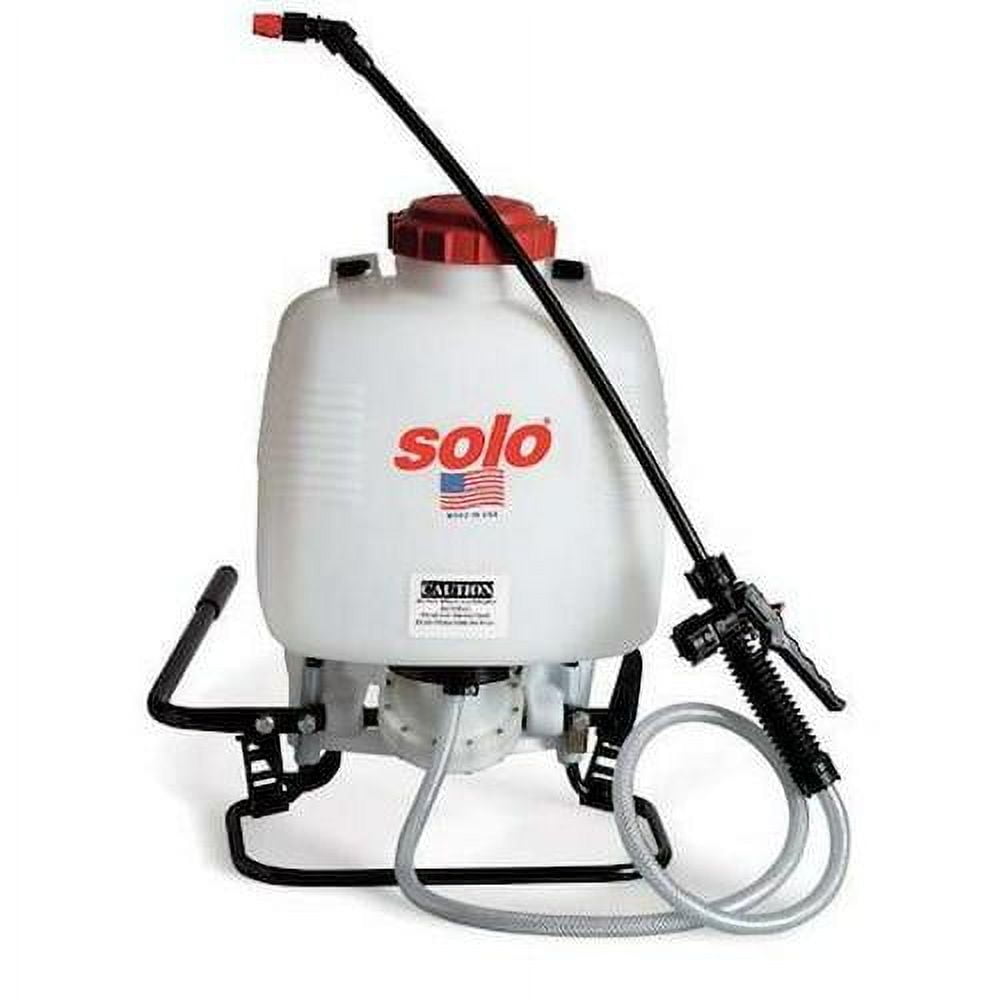 3 gal. Backpack Sprayer, Polyethylene Tank, Cone, Fan Spray Pattern, 48 ...