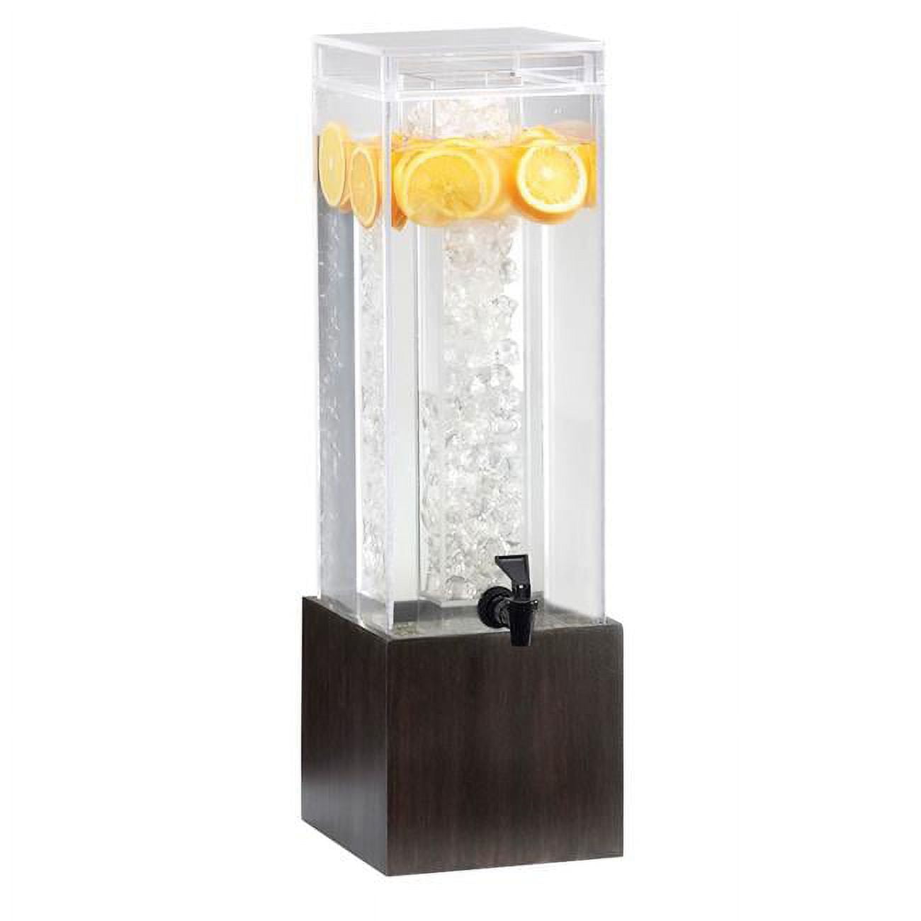 3 gal Midnight Bamboo Beverage Dispenser - 8.125 x 9.75 x 25.75 in ...