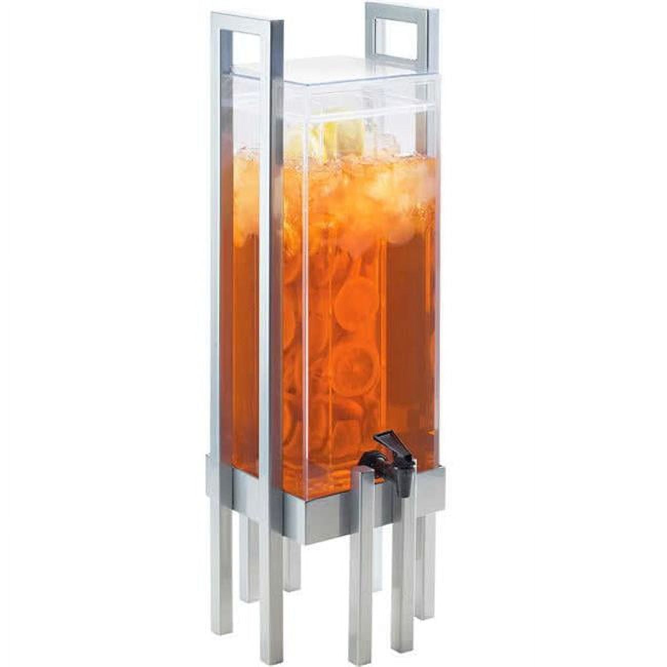 3 gal Silver Infusion Chamber One By One Acrylic Beverage Dispenser ...