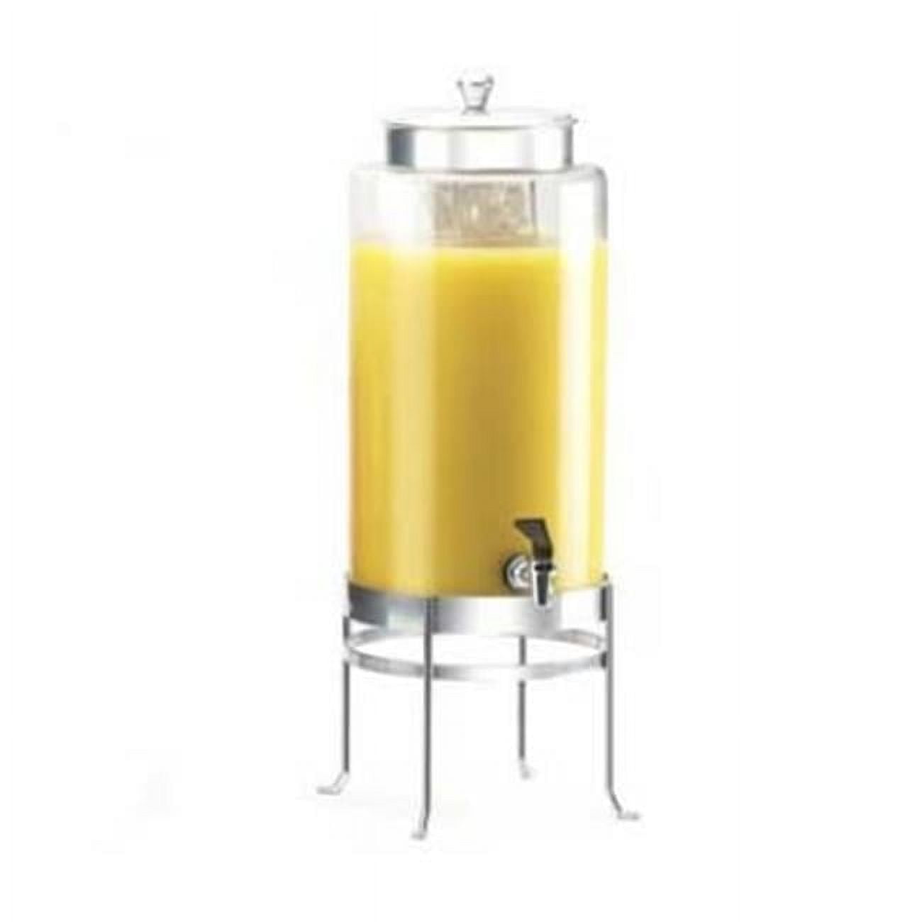 3 gal Silver Soho Glass Beverage Dispenser with Infusion Chamber - 10 x ...