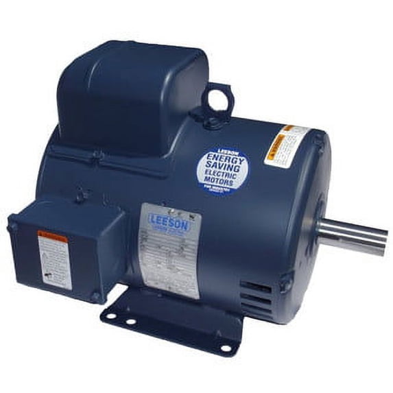 3 hp 1725 RPM 184T Frame 115/230 Volts Open Drip Leeson Electric Motor ...